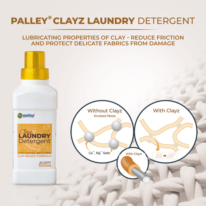 Organic Laundry Detergent Natural Clay Based | Liquid Detergent by Palley