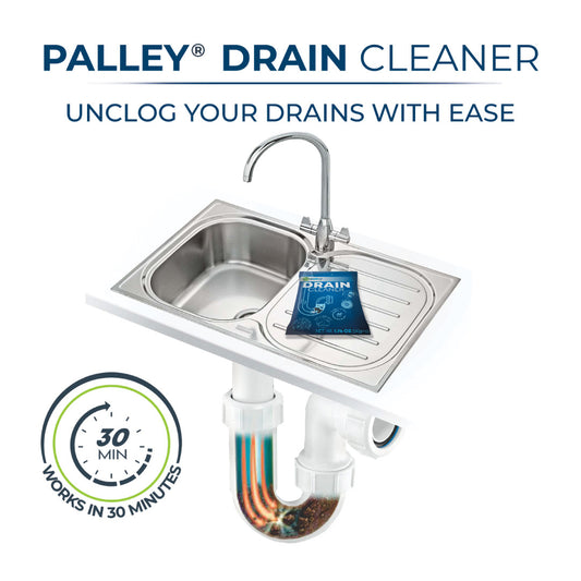 Drain cleaning Powder | Safe and Unblocks in 30 Mins | Palley