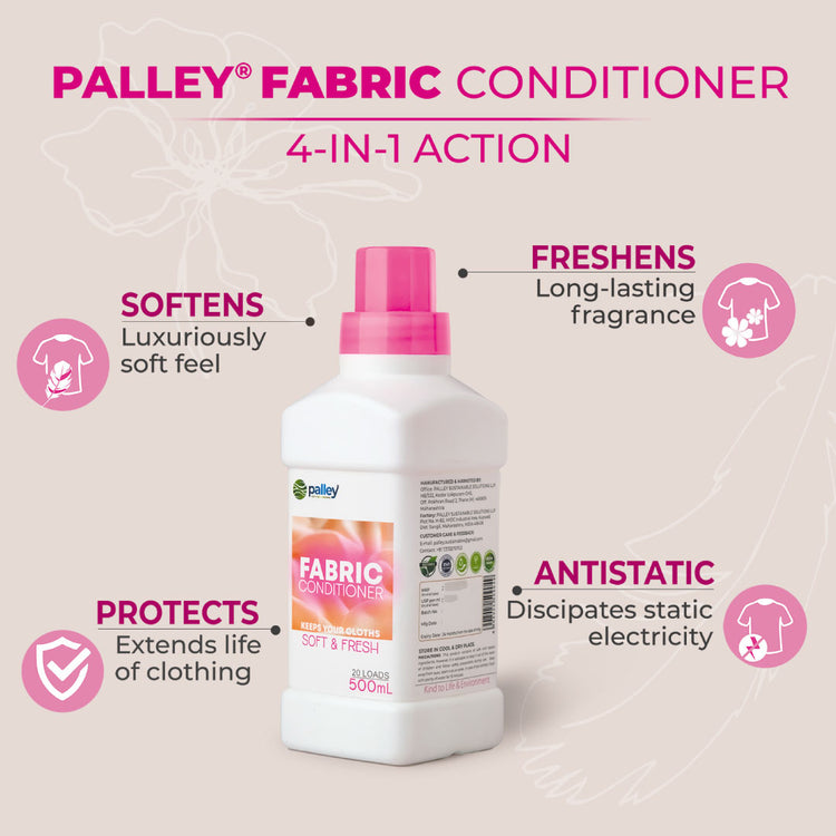 Organic Fabric Conditioner | Long lasting Fragrance and Freshness | Palley